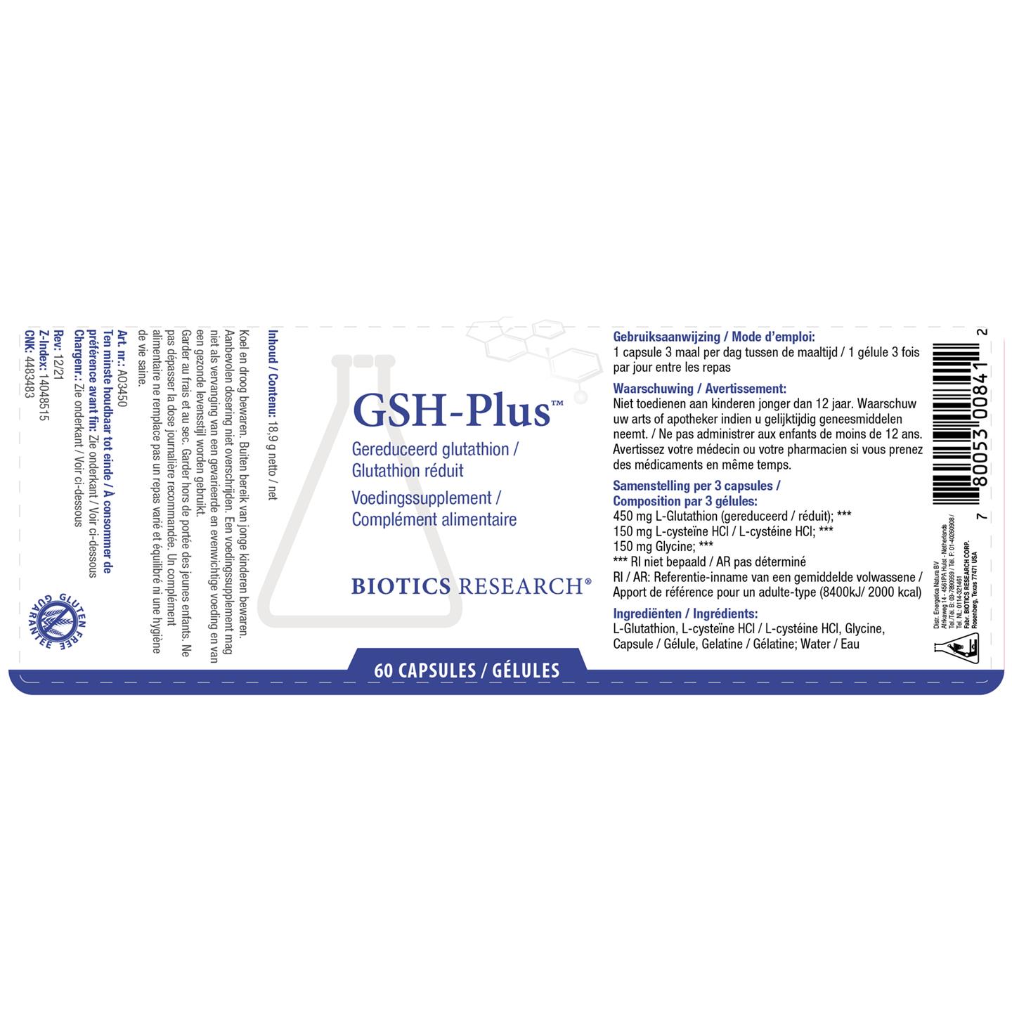 GSH-Plus (Biotics Research)